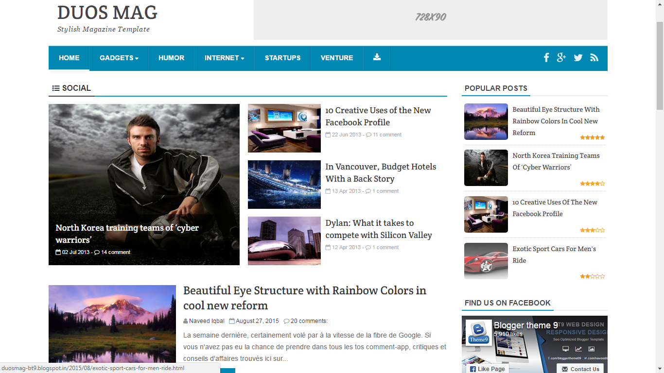 15 Free Magazine Blogger Templates for 2021