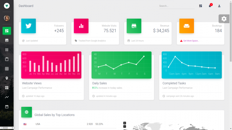 VueJS Admin, Dashboard and Website Templates for Your App